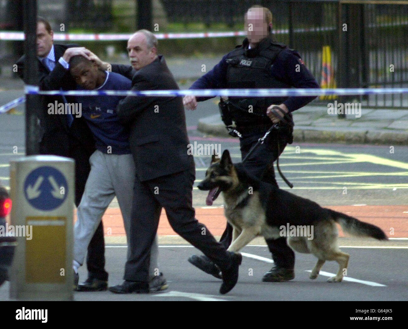 HSBC Bank Hostage Scene Stock Photo - Alamy