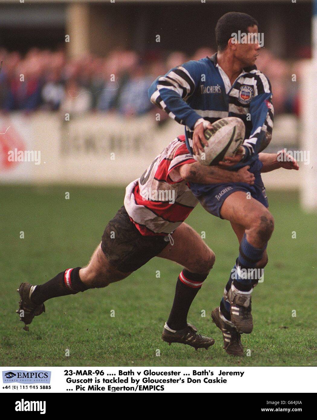 RUGBY UNION ... Pilkington Cup Semi-Final ... Bath v Gloucester. Bath's ...
