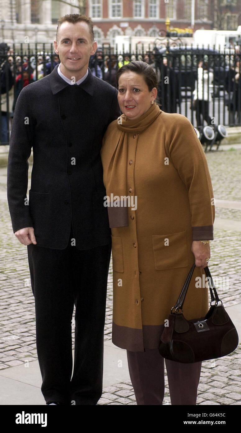 Chef Gary Rhodes arrives with his wife Jenny for the annual Woman's Own ...