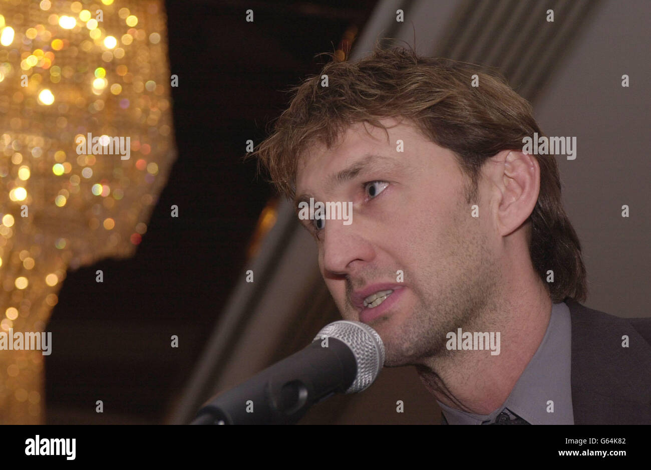 Former England and Arsenal footballer Tony Adams speaks at the Sports ...