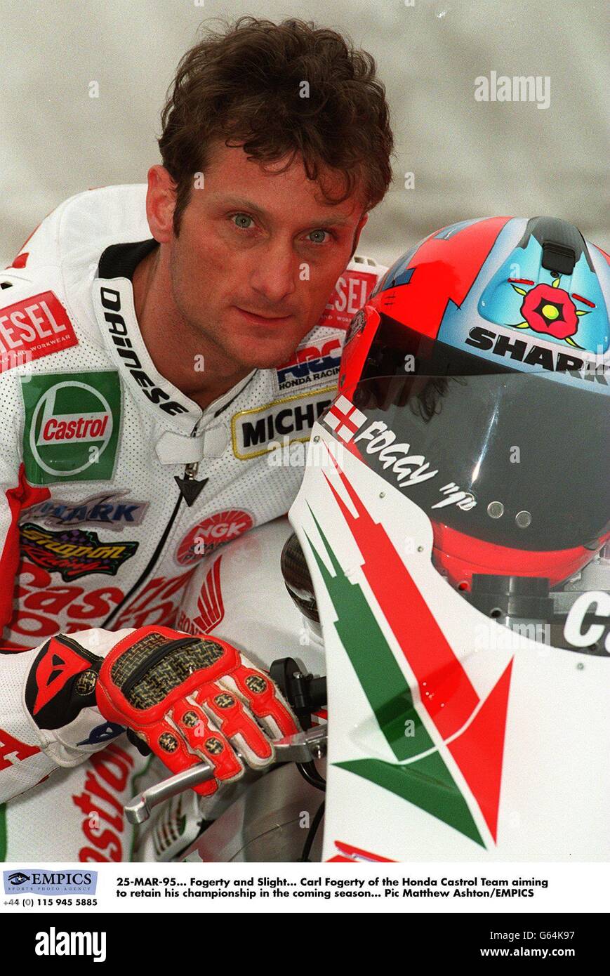 MOTOR RACING - Superbikes - Aaron Slight and Carl Fogarty at Honds ...
