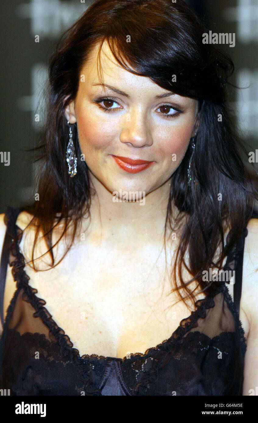 Singer martine mccutcheon poses media photocall harrods department ...