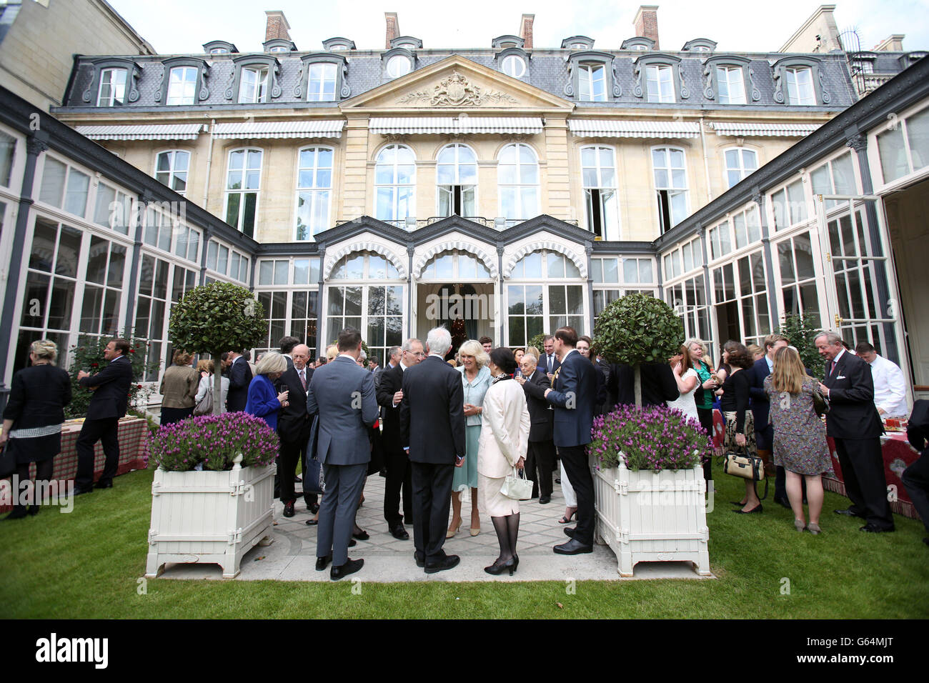 General view of the reception attended by Duchess of Cornwall at the ...
