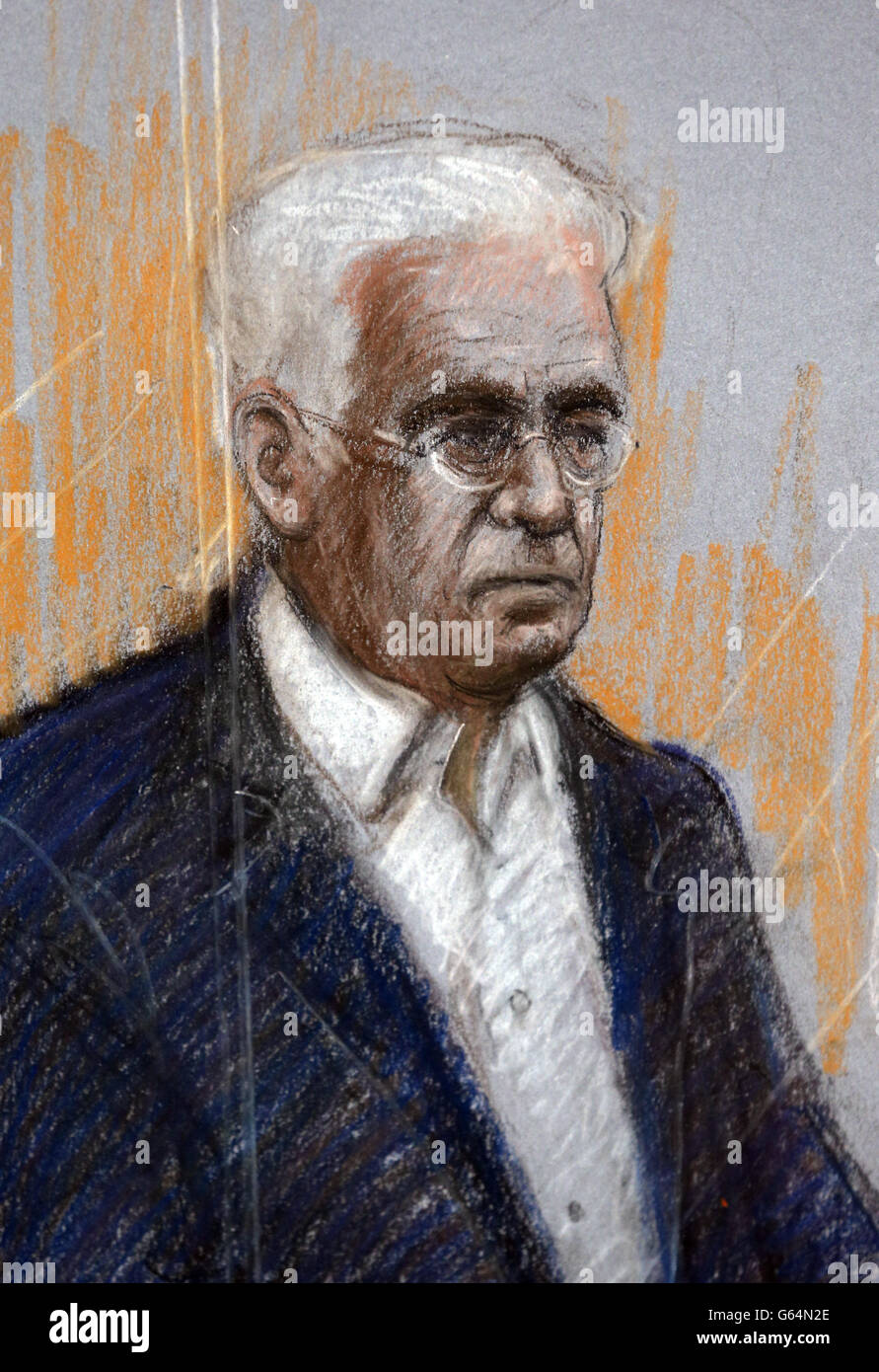 Elizabeth cook court artist hi-res stock photography and images - Alamy