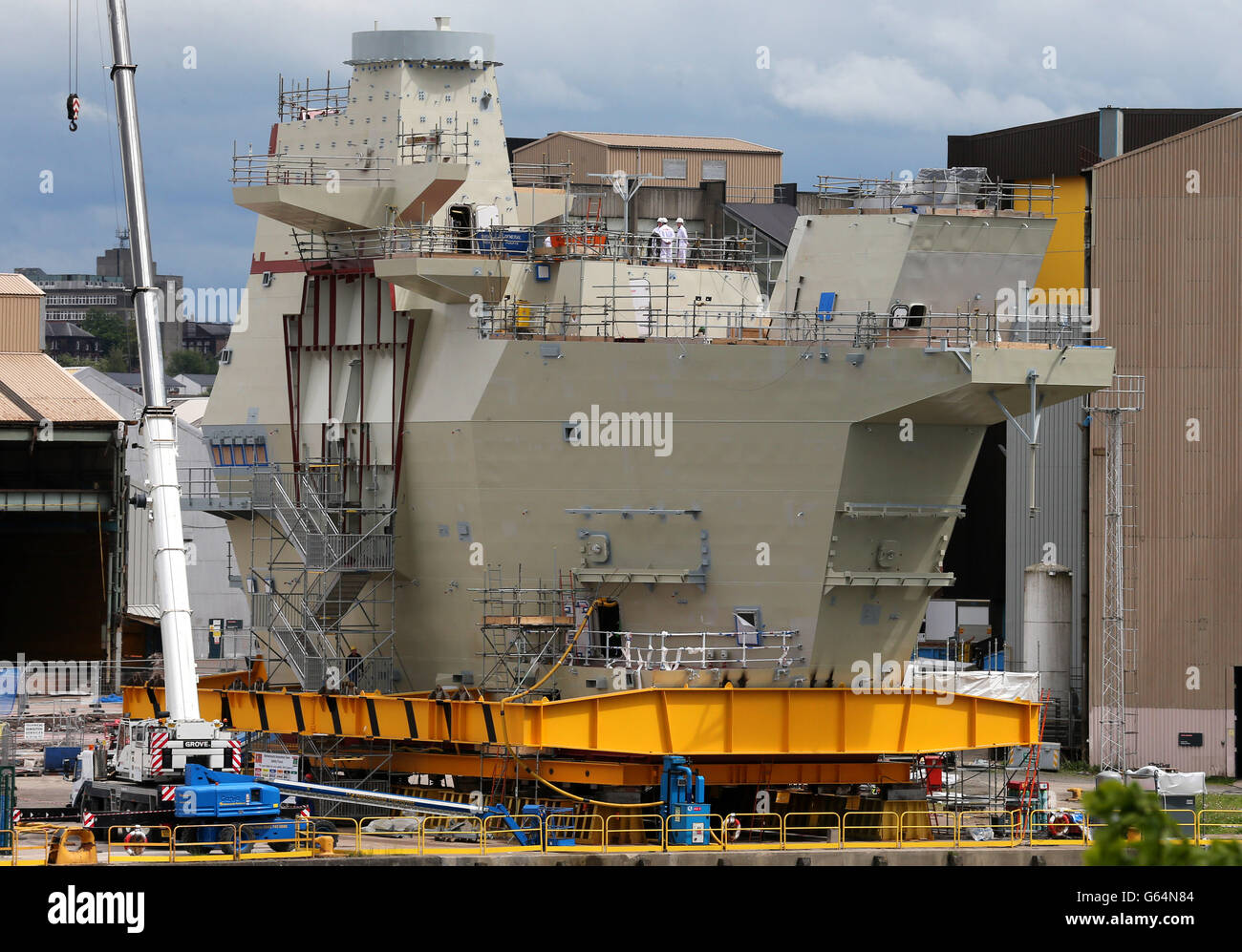 Aft Island in Glasgow Stock Photo - Alamy
