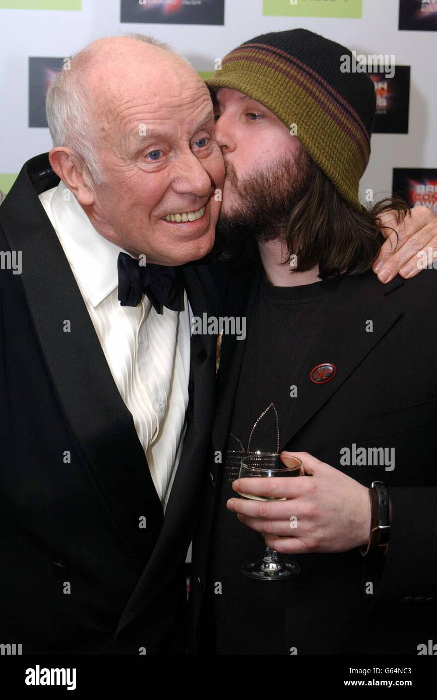 Actor Richard Wilson (left) and singer Badly Drawn Boy aka Damon Gough ...