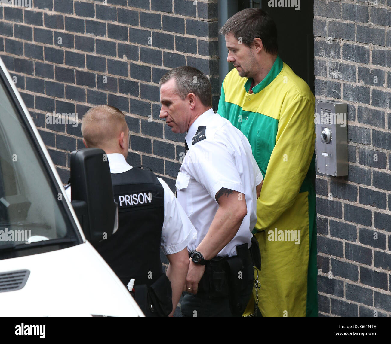 Mark Bridger leaves Mold Crown Court after he was given a whole life ...