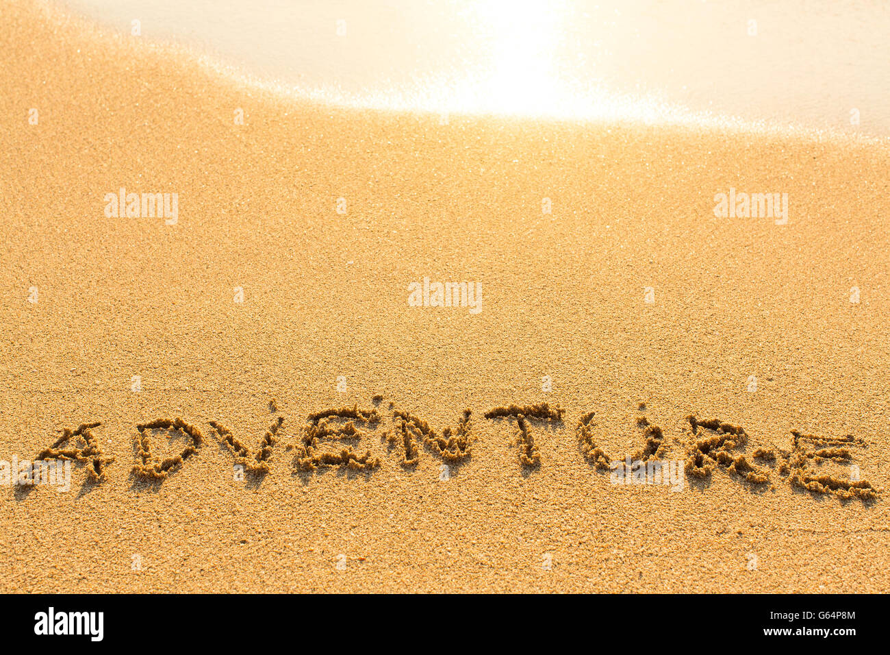 Adventure word hi-res stock photography and images - Alamy