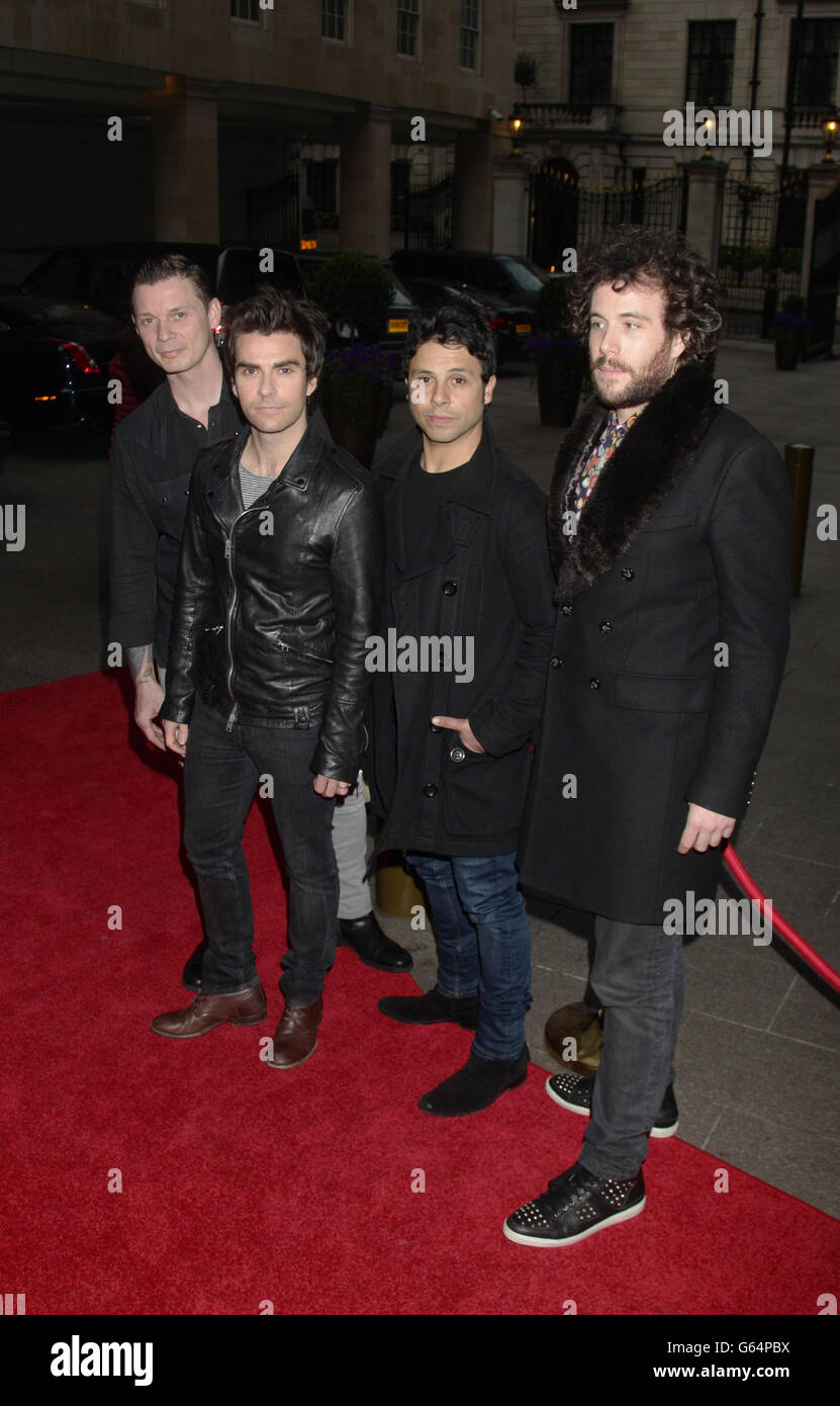 The Stereophonics arriving at the Walking with the Wounded charity's ...