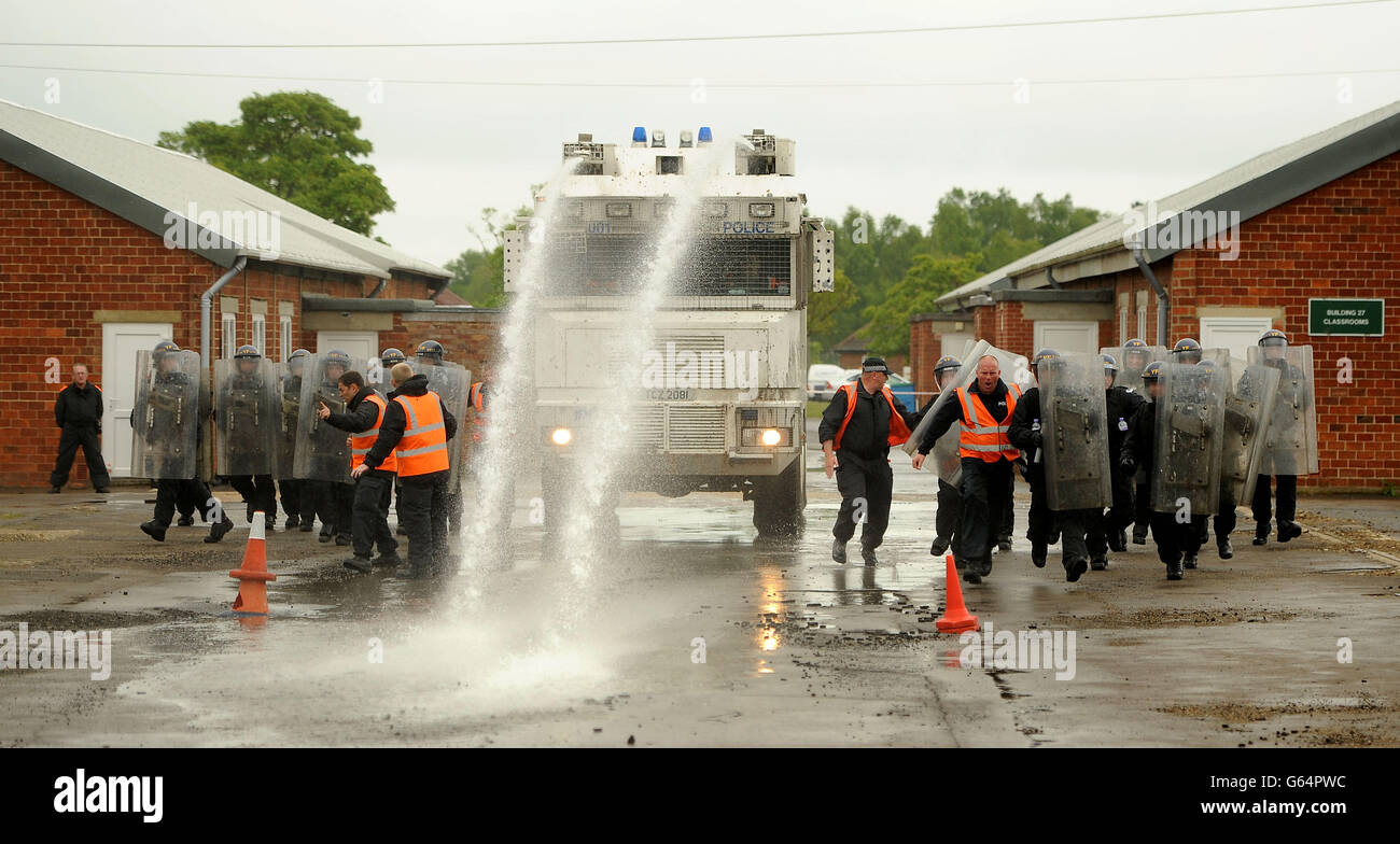 PSNI Training for G8 Stock Photo - Alamy