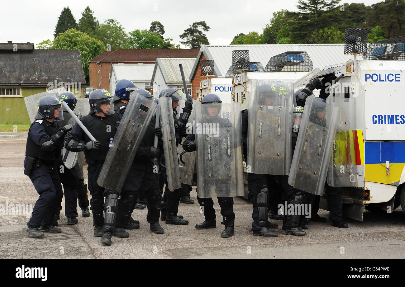 PSNI Training for G8 Stock Photo - Alamy