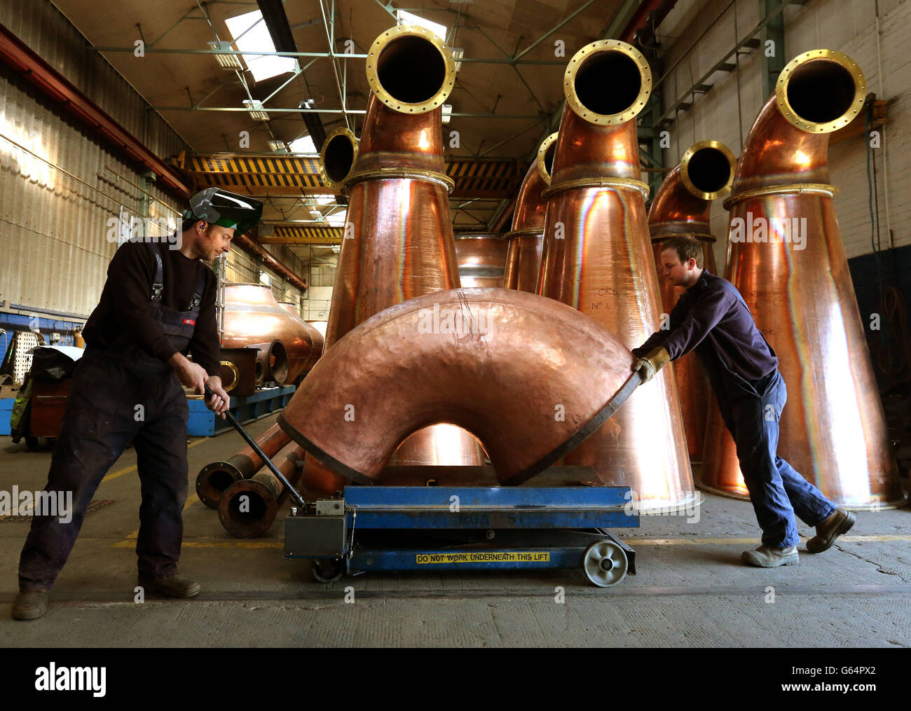 Scotch Whisky Production - Copper stills - Abercrombie Coppersmiths ...