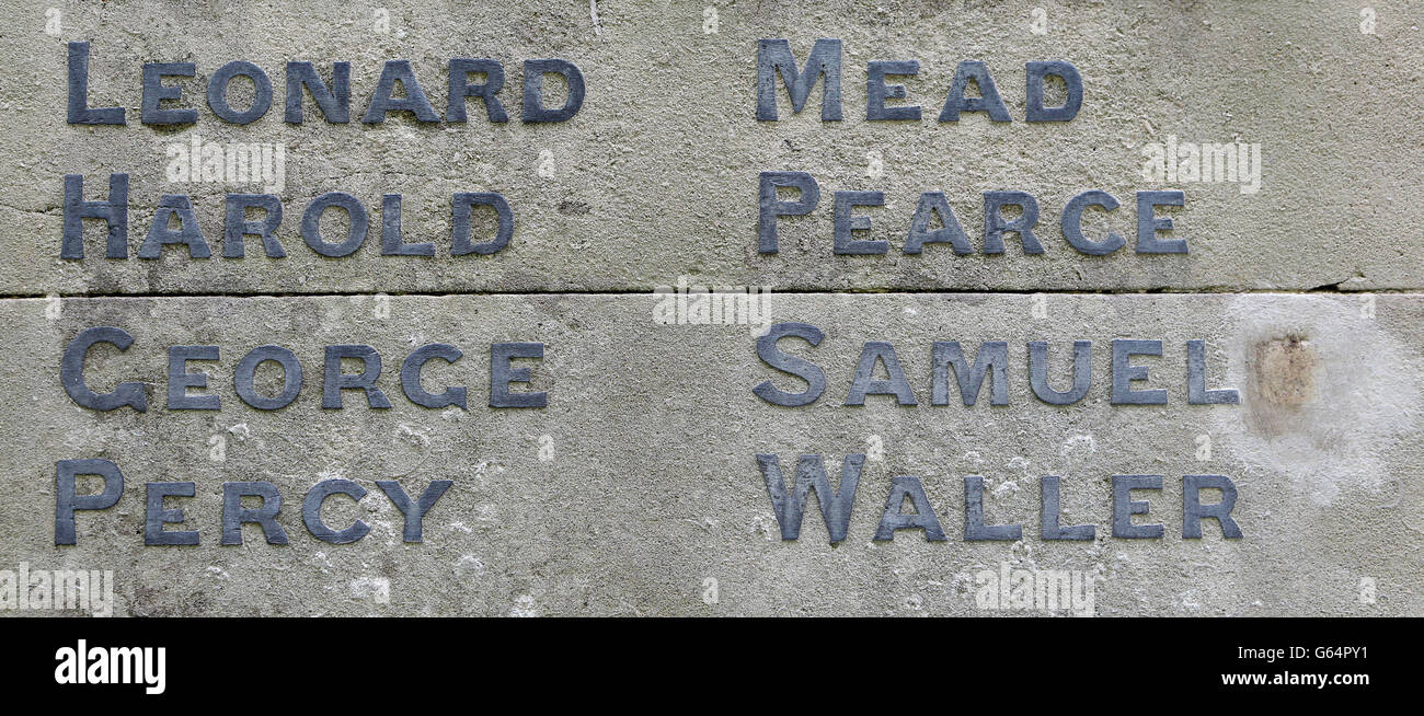 Misspelling of soldiers name Stock Photo - Alamy