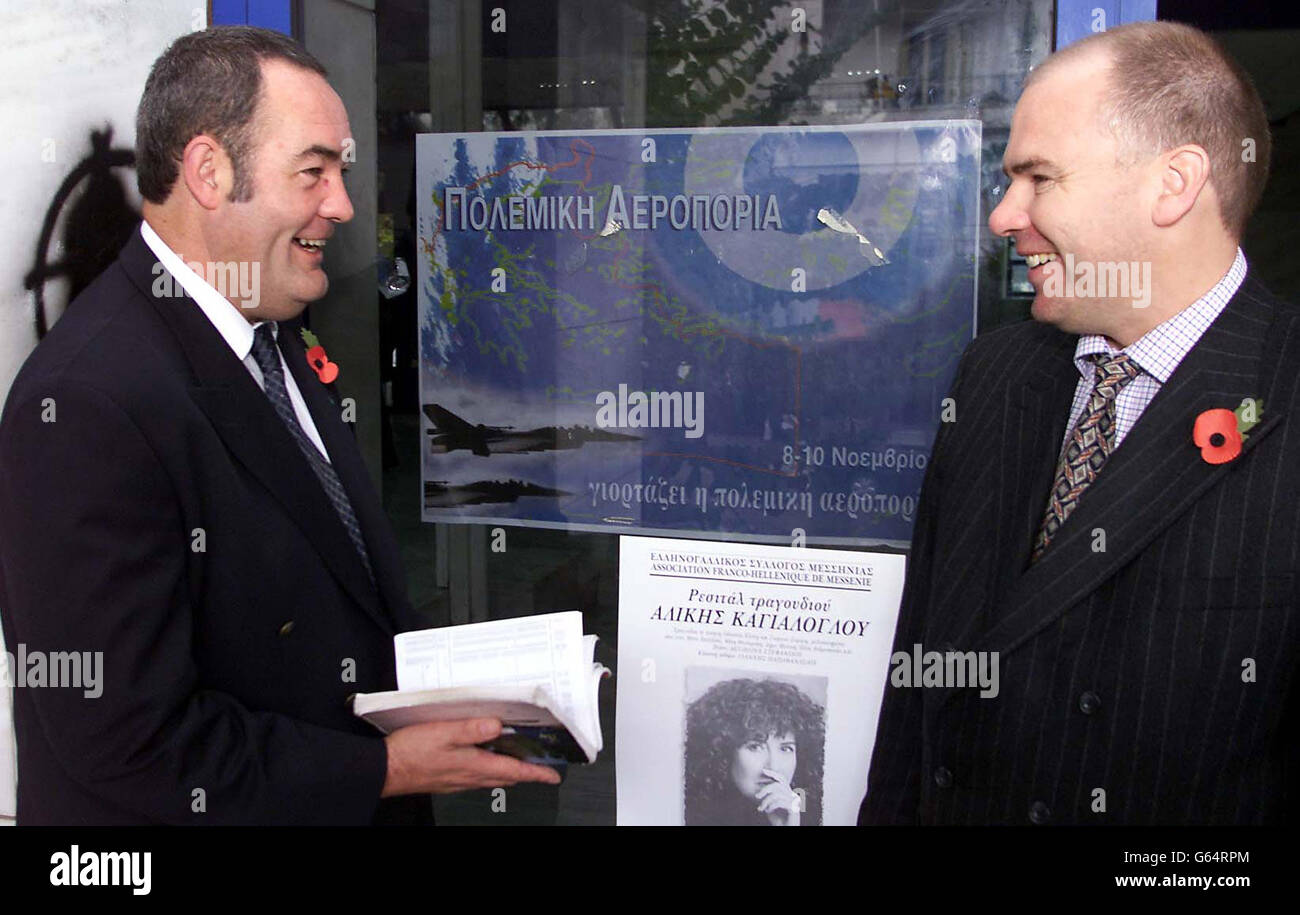 Plane Spotters Greece trial Stock Photo - Alamy