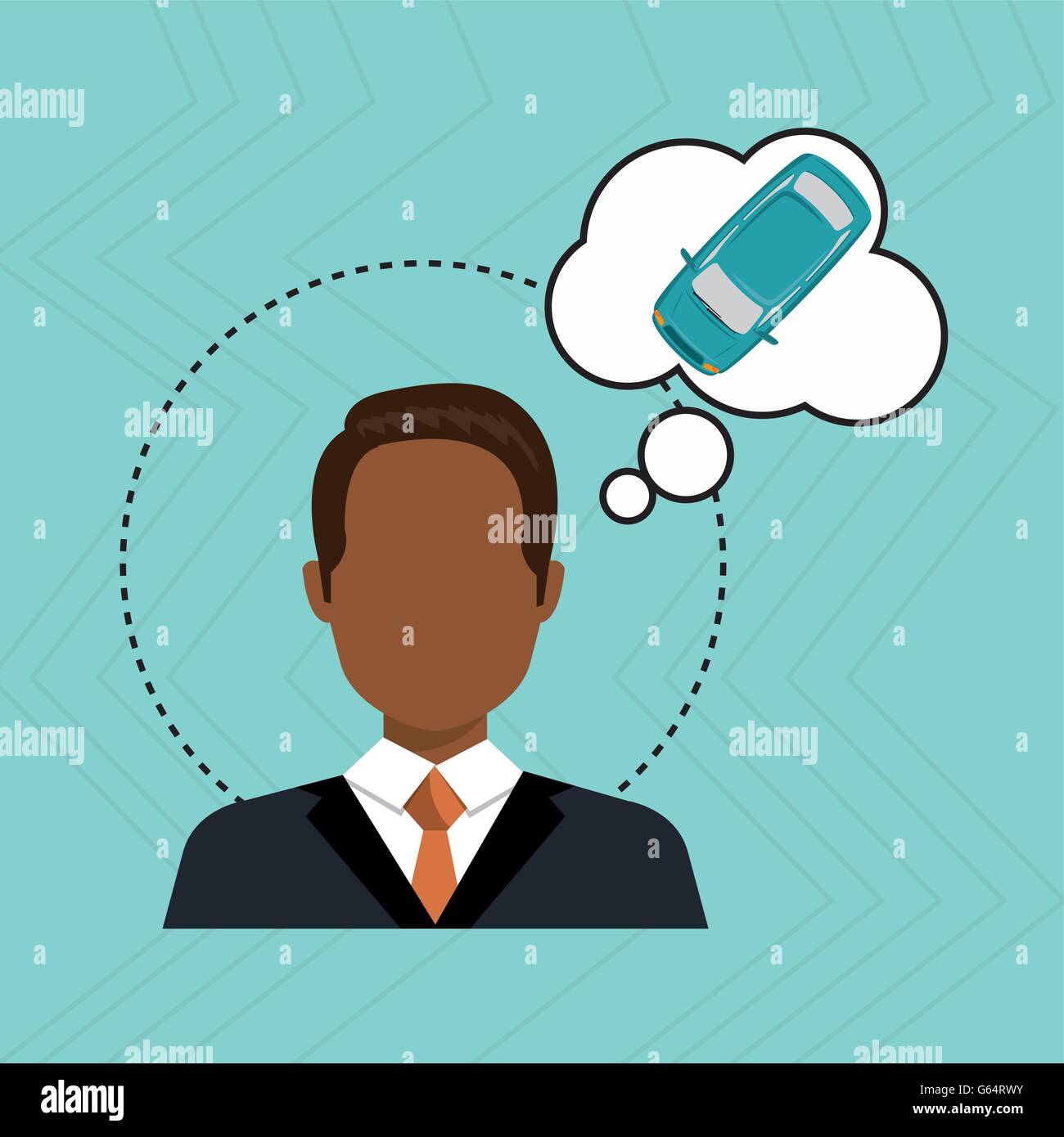 businessman thinking car design Stock Vector Image & Art - Alamy