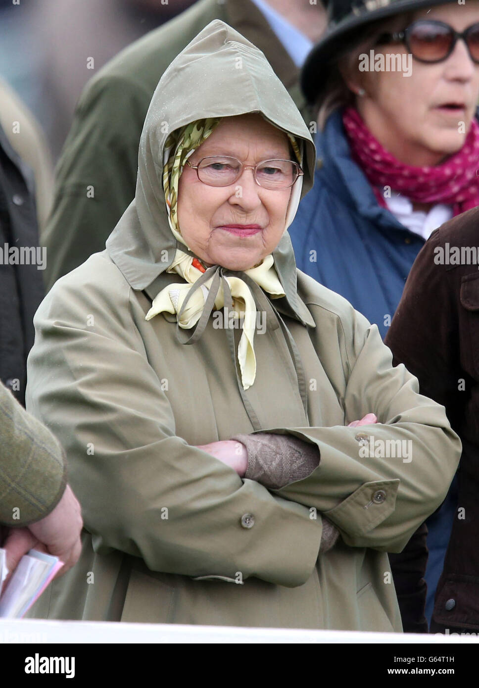 Queen elizabeth ii third day royal windsor horse show hi-res stock ...