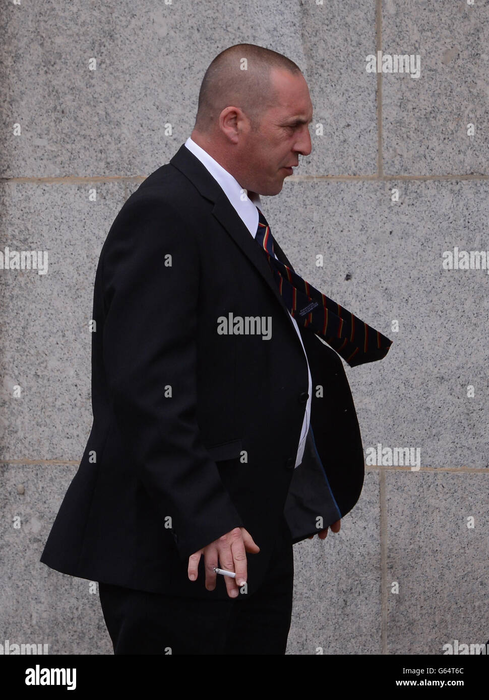 Duncan Scott leaves the Old Bailey in London today where he was given a ...
