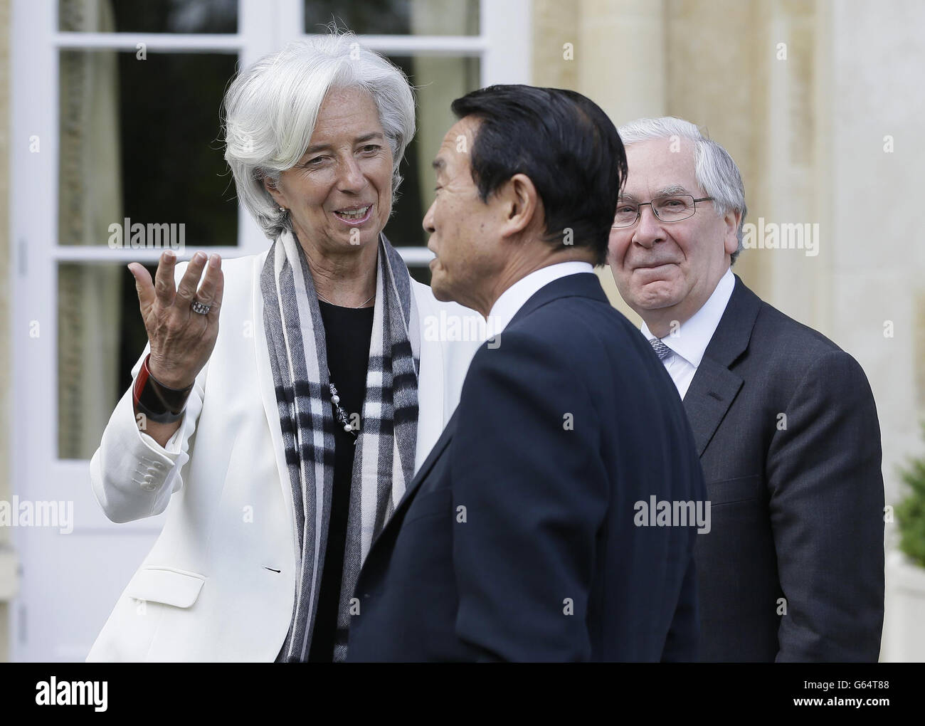 Christine Lagarde (left) Managing Director of the International ...