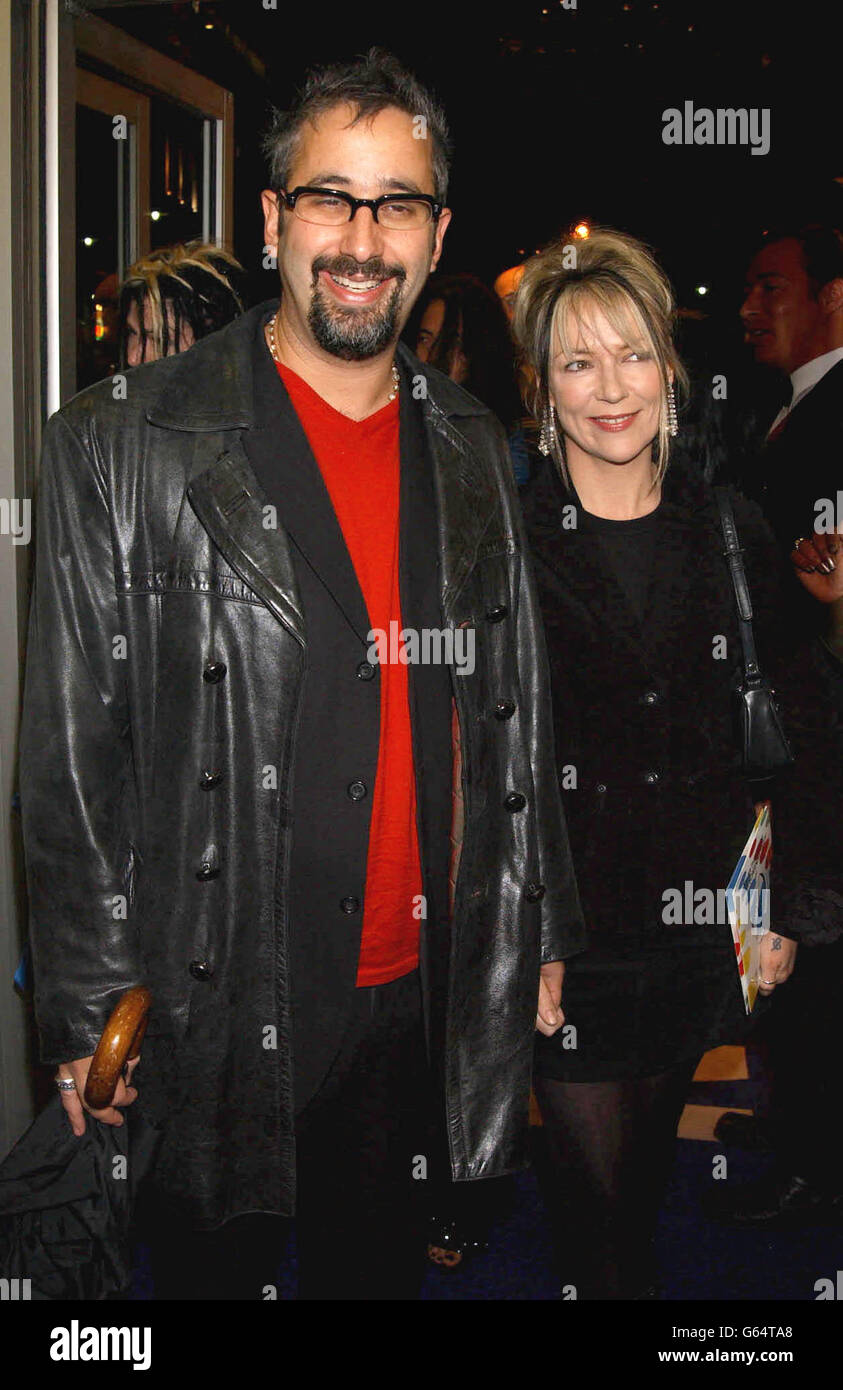 Comedian and writer David Baddiel and his partner Morwenna Banks arrive ...