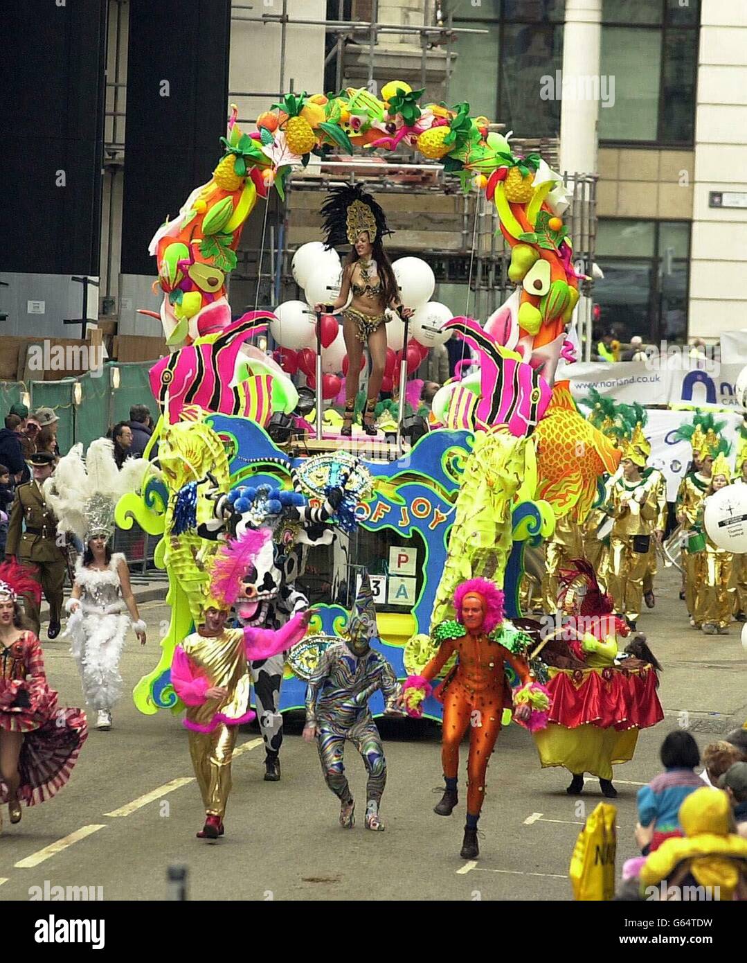 Lord Mayor's Show float Stock Photo - Alamy