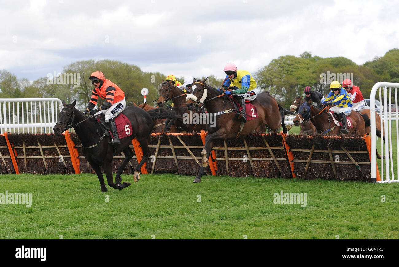 Horse Racing - Pertemps Swinton Hurdle Day - Haydock Park Stock Photo ...