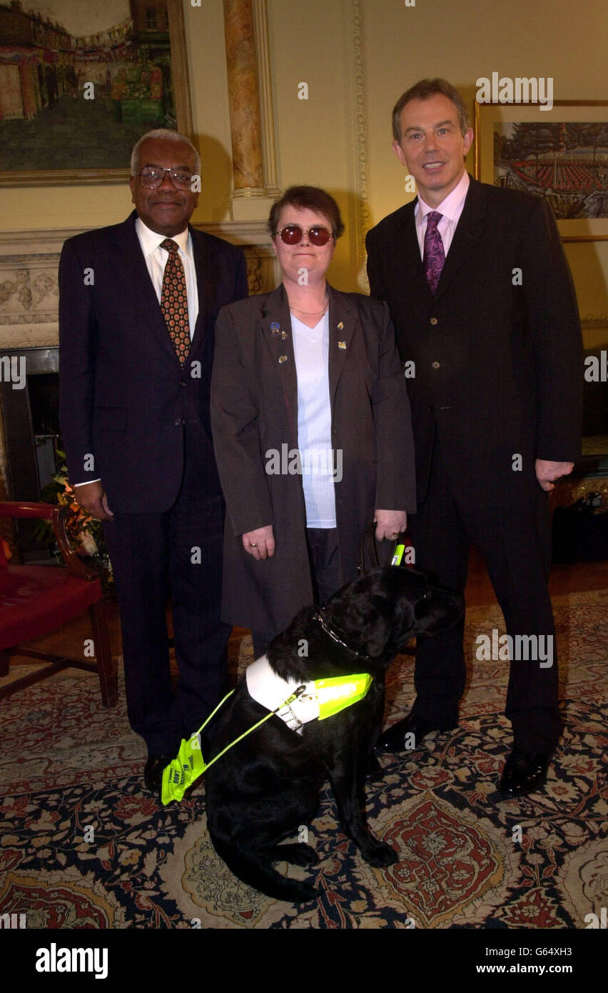 Jeanette Halworth from Aberdeen, Prime Minister Tony Blair and Trevor ...