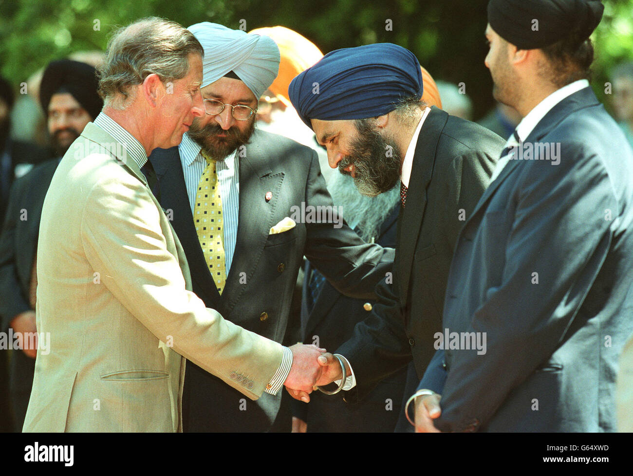 Prince Charles meeting dignitaries Stock Photo - Alamy