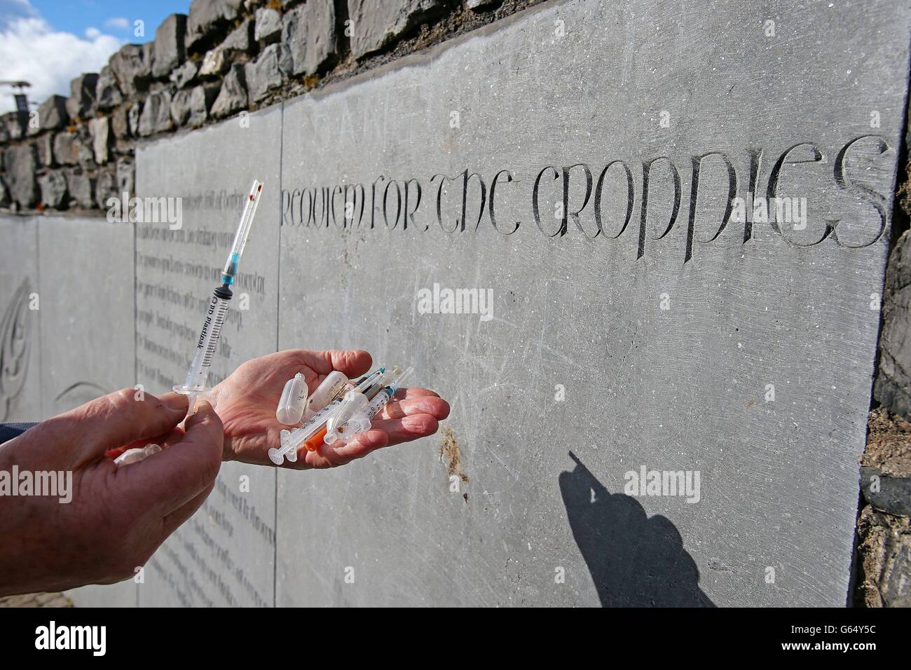 Croppies Acre memorial park in Dublin Stock Photo - Alamy
