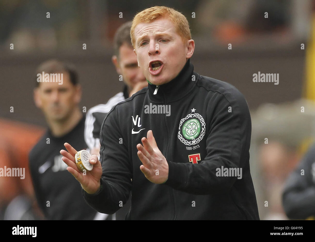 Celtic Manager Neil Lennon during the Clydesdale Bank Scottish Premier ...