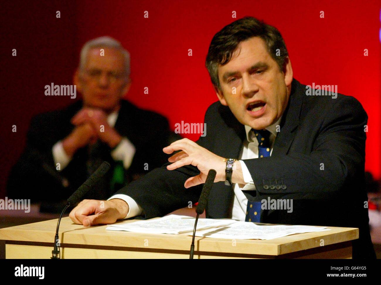 Speaking cbi conference in manchester hi-res stock photography and ...