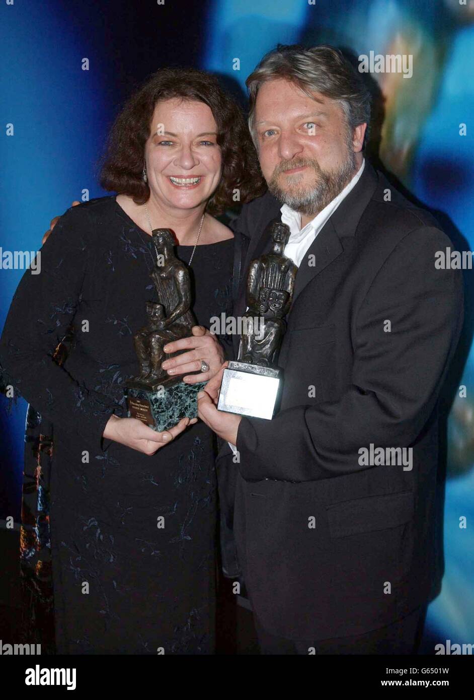 Best actress clare higgins and best actor simon russell beale hi-res ...