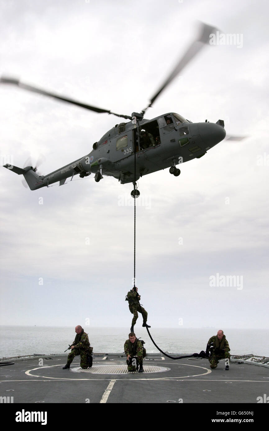 Hms cardiff royal marines hi-res stock photography and images - Alamy