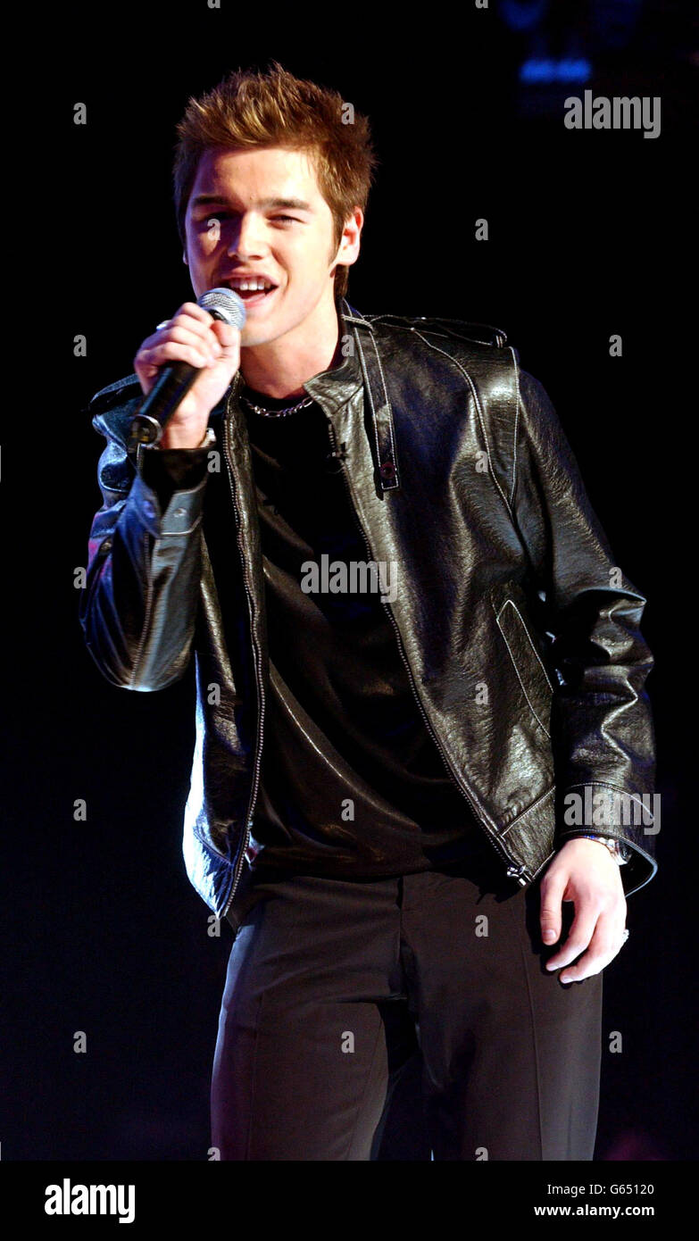 David Sneddon Fame Academy Stock Photo - Alamy