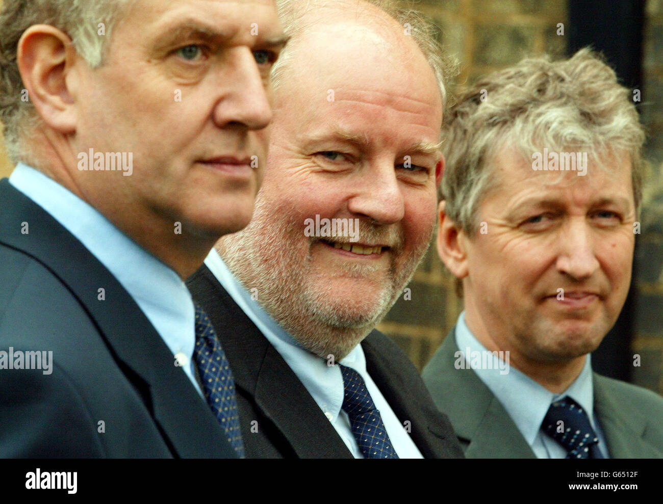 Geoff fisher left and principal of soham village college hi-res stock ...