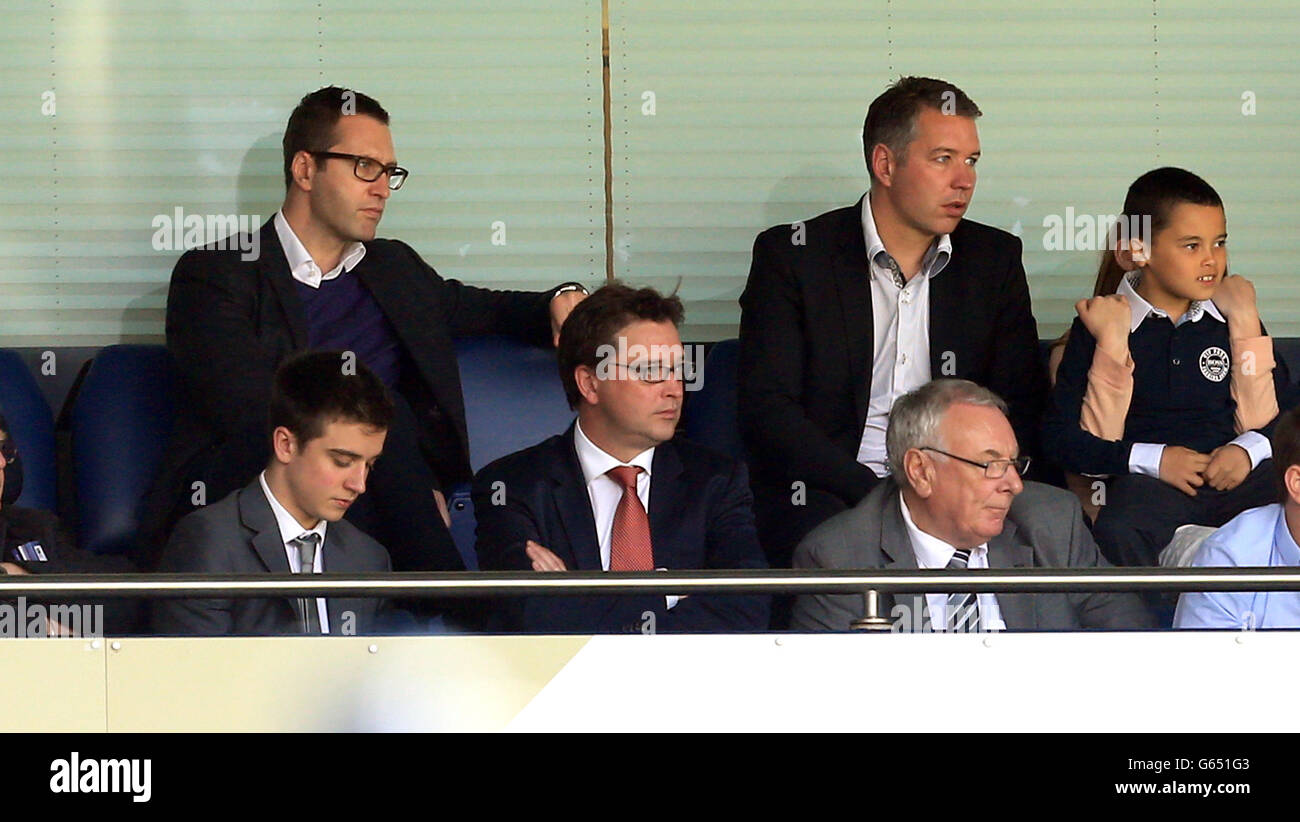 Sir Alex Ferguson's son's Mark (top left) Jason (bottom centre) and ...