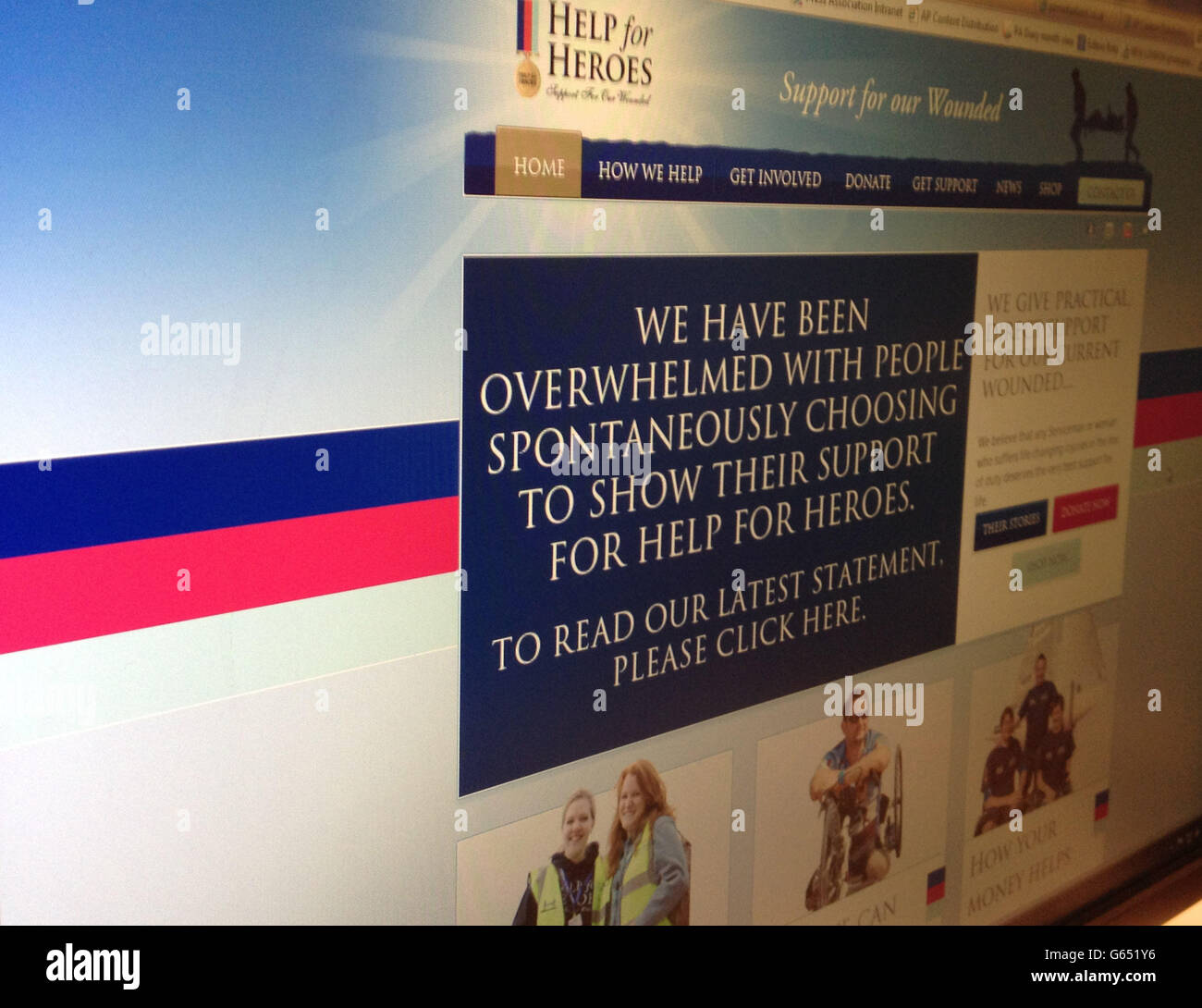 Support surges for Help for heroes Stock Photo - Alamy
