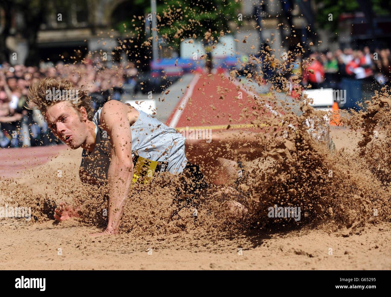 Athletics - BT Great City Games - Manchester Stock Photo - Alamy
