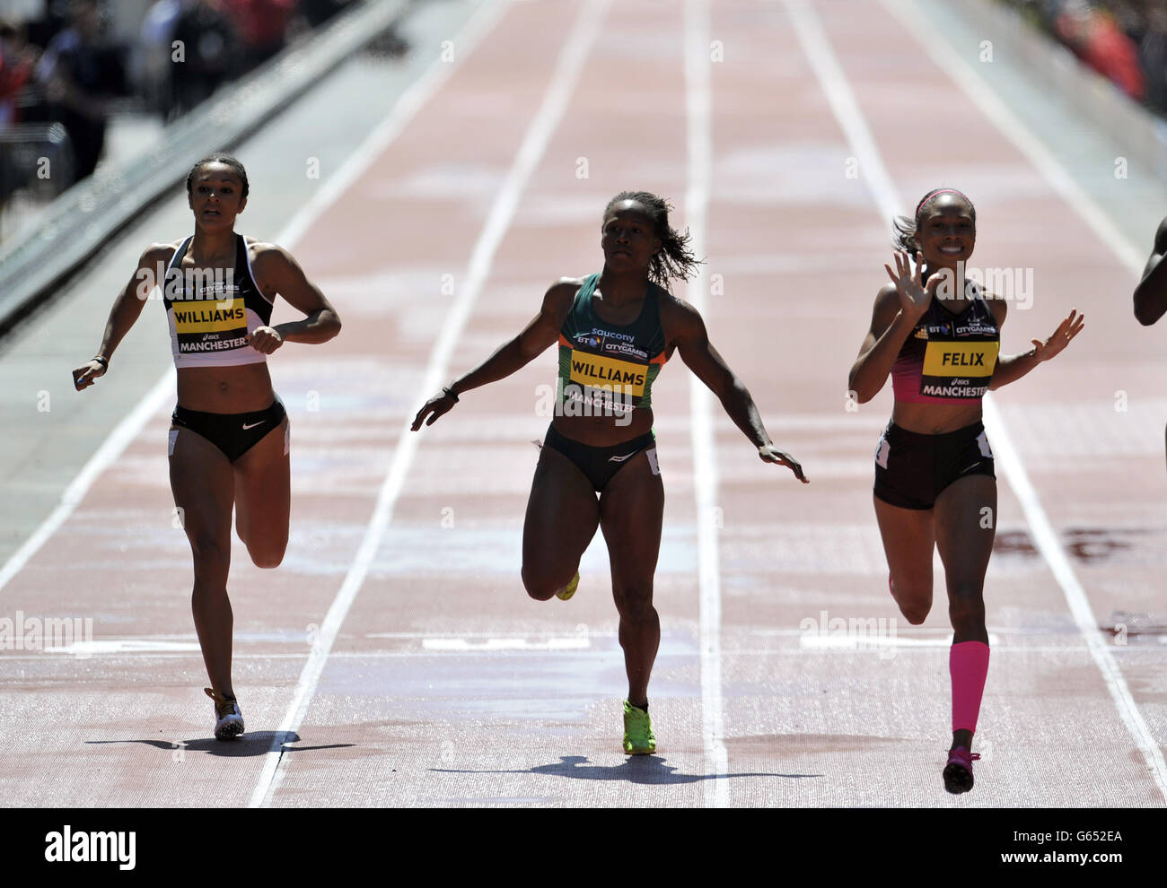 Athletics - BT Great City Games - Manchester Stock Photo - Alamy
