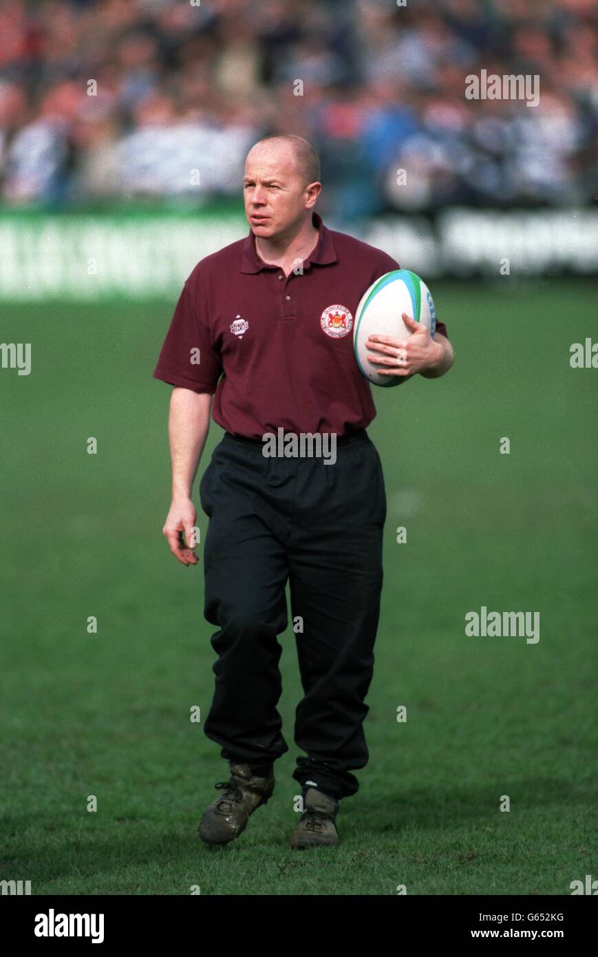 Rugby Union, Bath v Gloucester. Richard Hill, Coach, Gloucester Stock ...