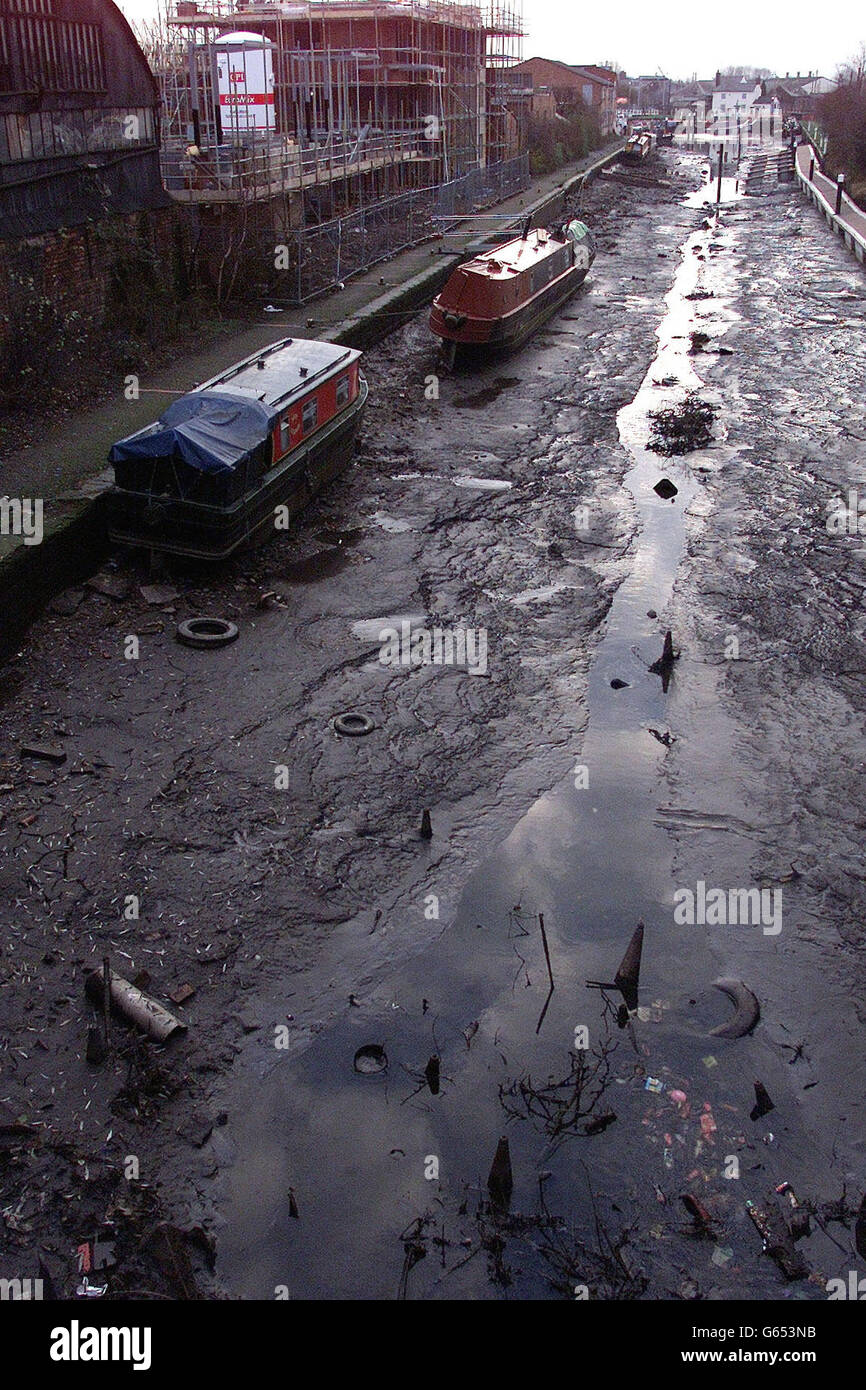 Causing water to leak into the nearby river severn hi-res stock ...