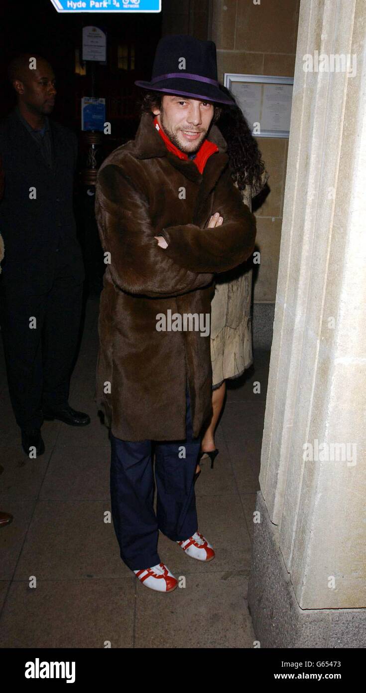 Jay Kay arrives at Noble Rot Stock Photo - Alamy