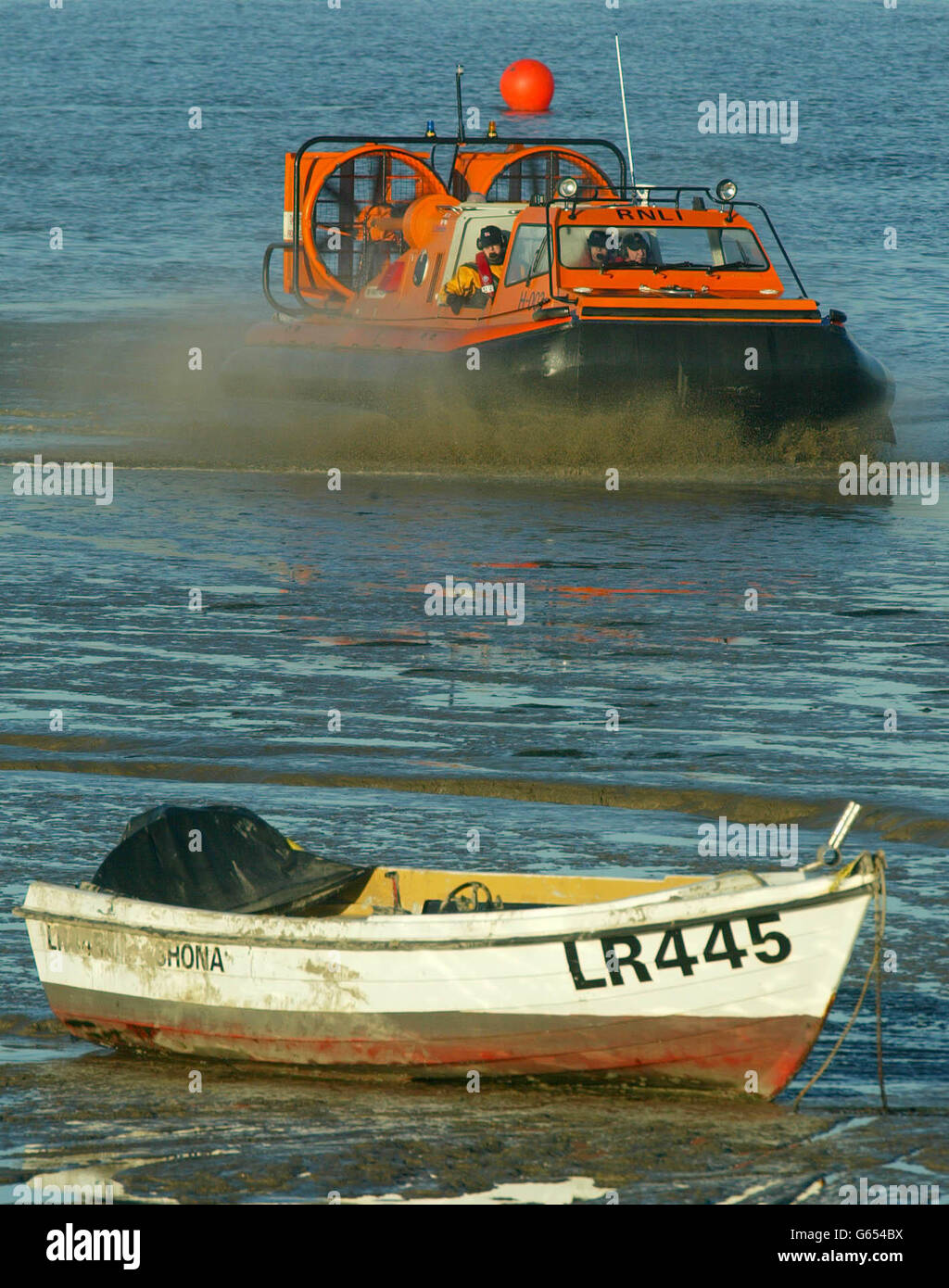 RNLI - First Hovercraft Stock Photo - Alamy