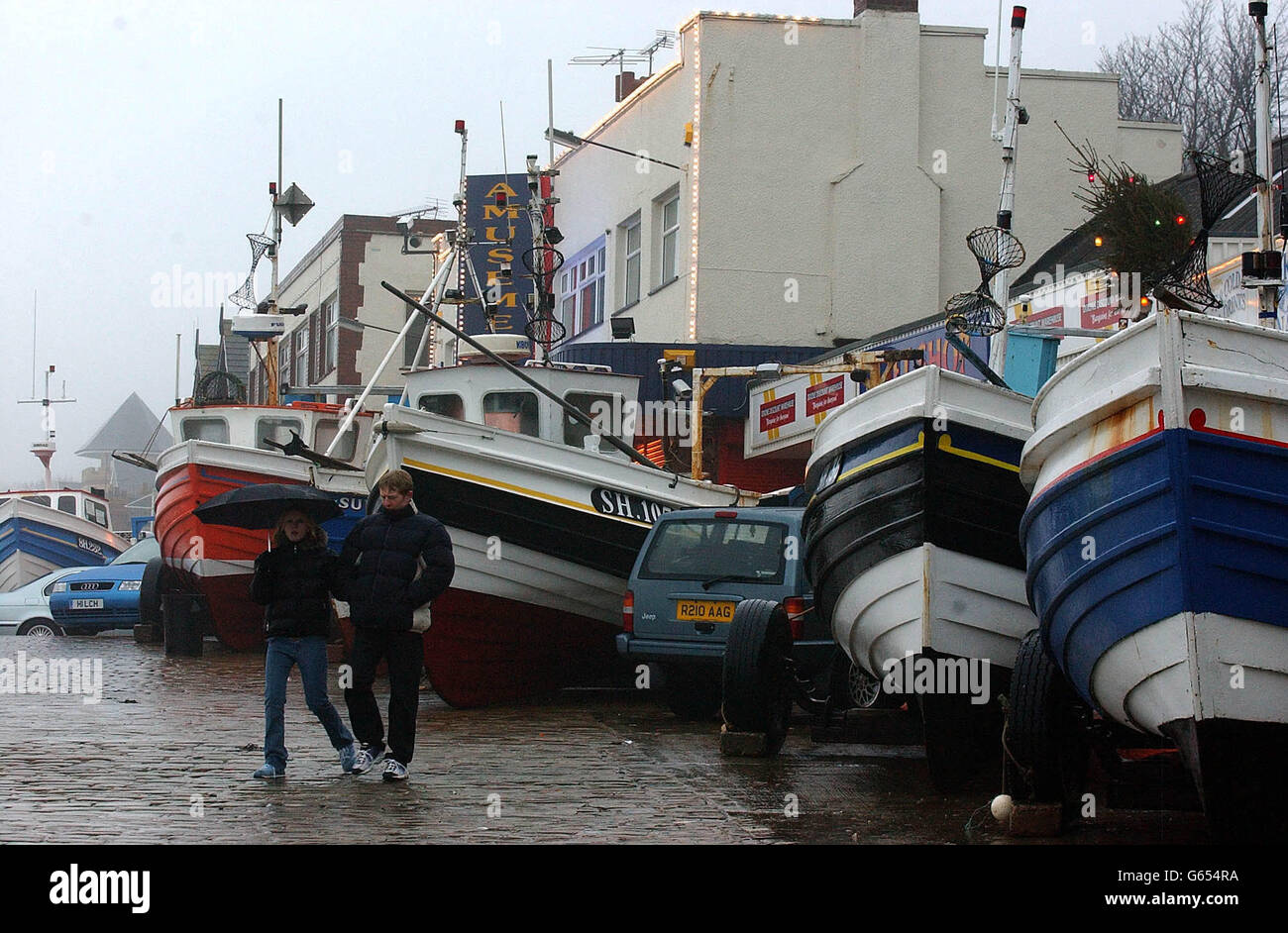 Filey fishing boats Stock Photo - Alamy