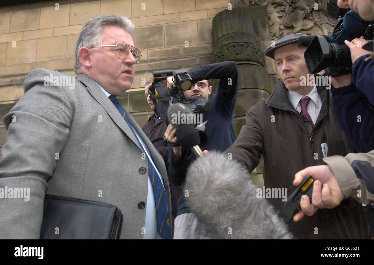 Alex Smith, President of the Scottish Fisherman's Federation, speaks to ...
