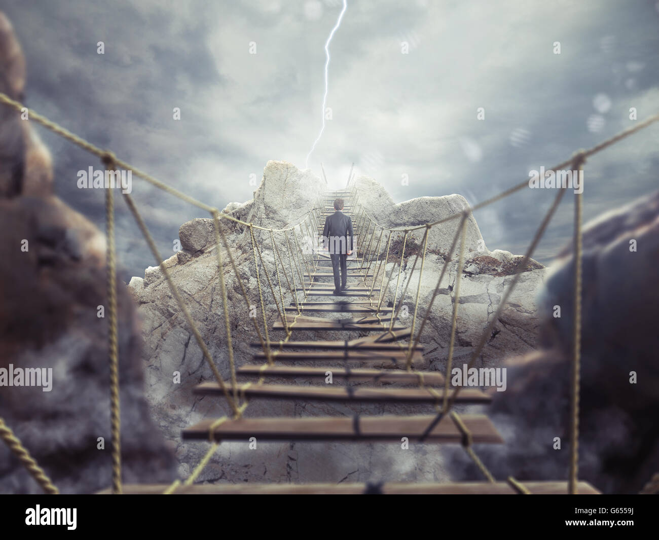 Unsafe bridge hi-res stock photography and images - Alamy