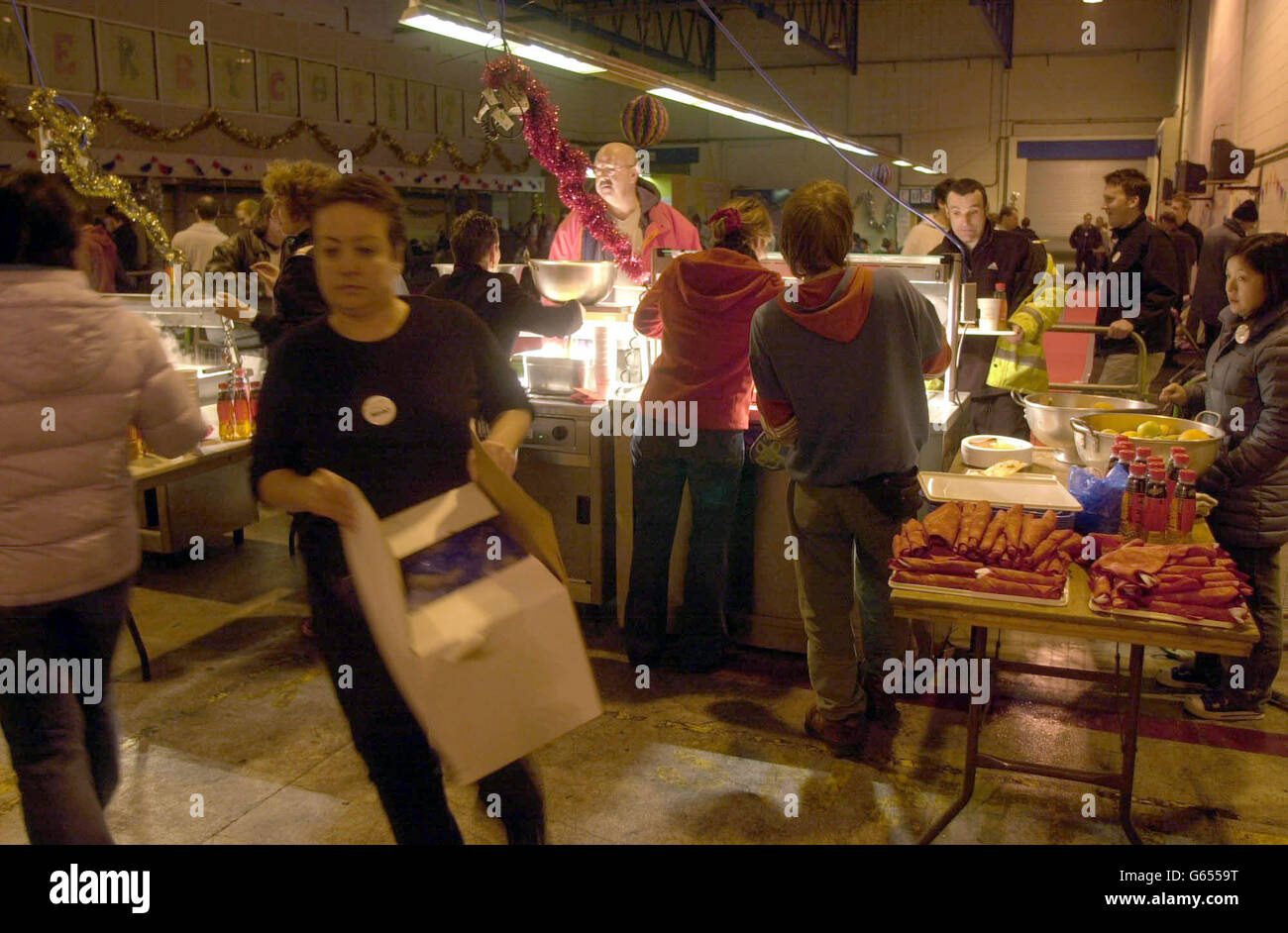 Homeless shelter opens for christmas hi-res stock photography and ...