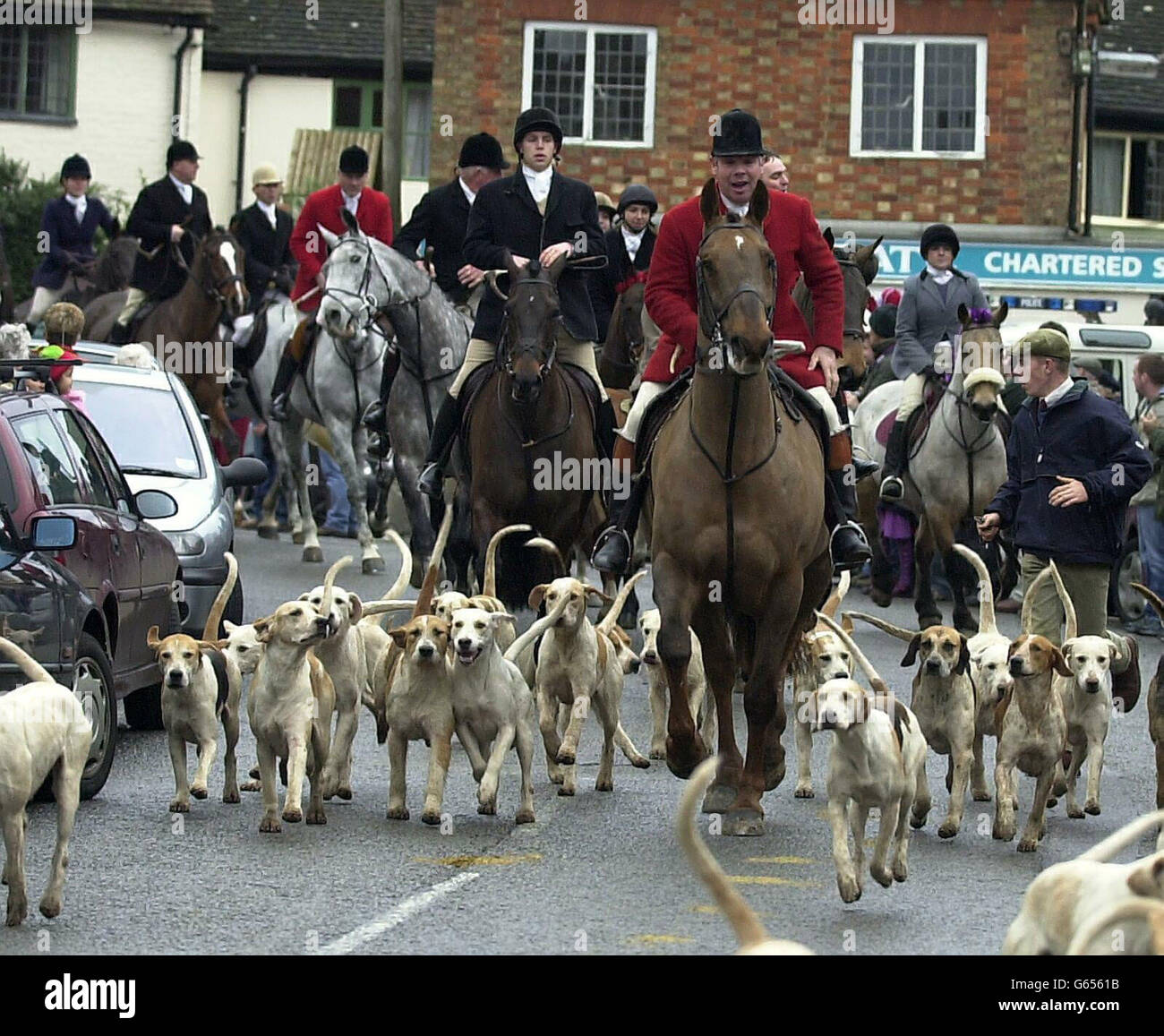 Hunting on Boxing Day Stock Photo - Alamy