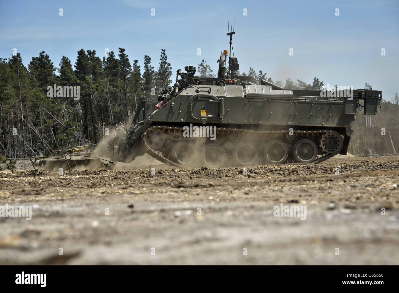 Army takes delivery of Terrier vehicle Stock Photo - Alamy