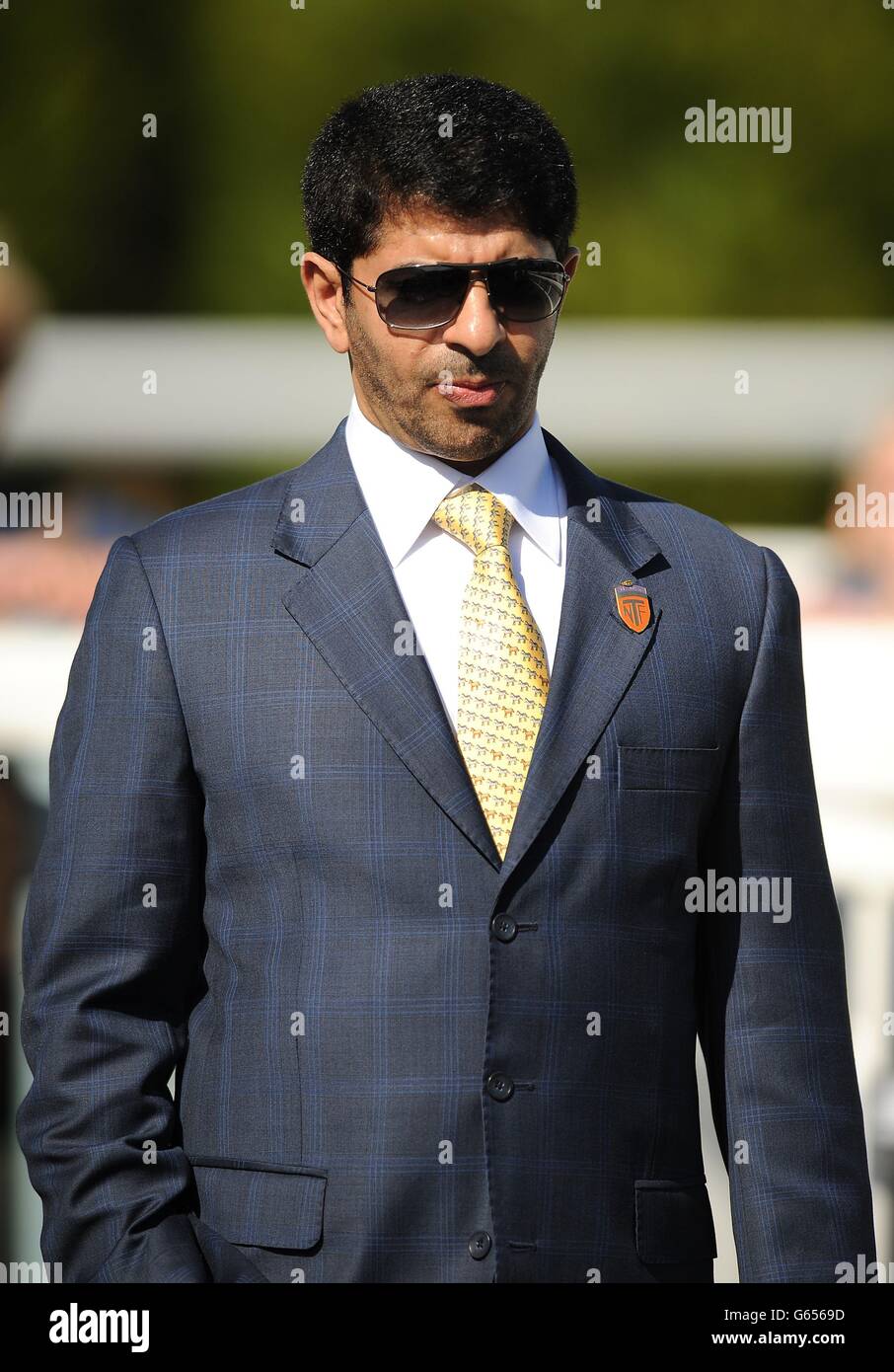 Trainer Saeed bin Suroor at Lingfield Park Racecourse, Surrey Stock ...
