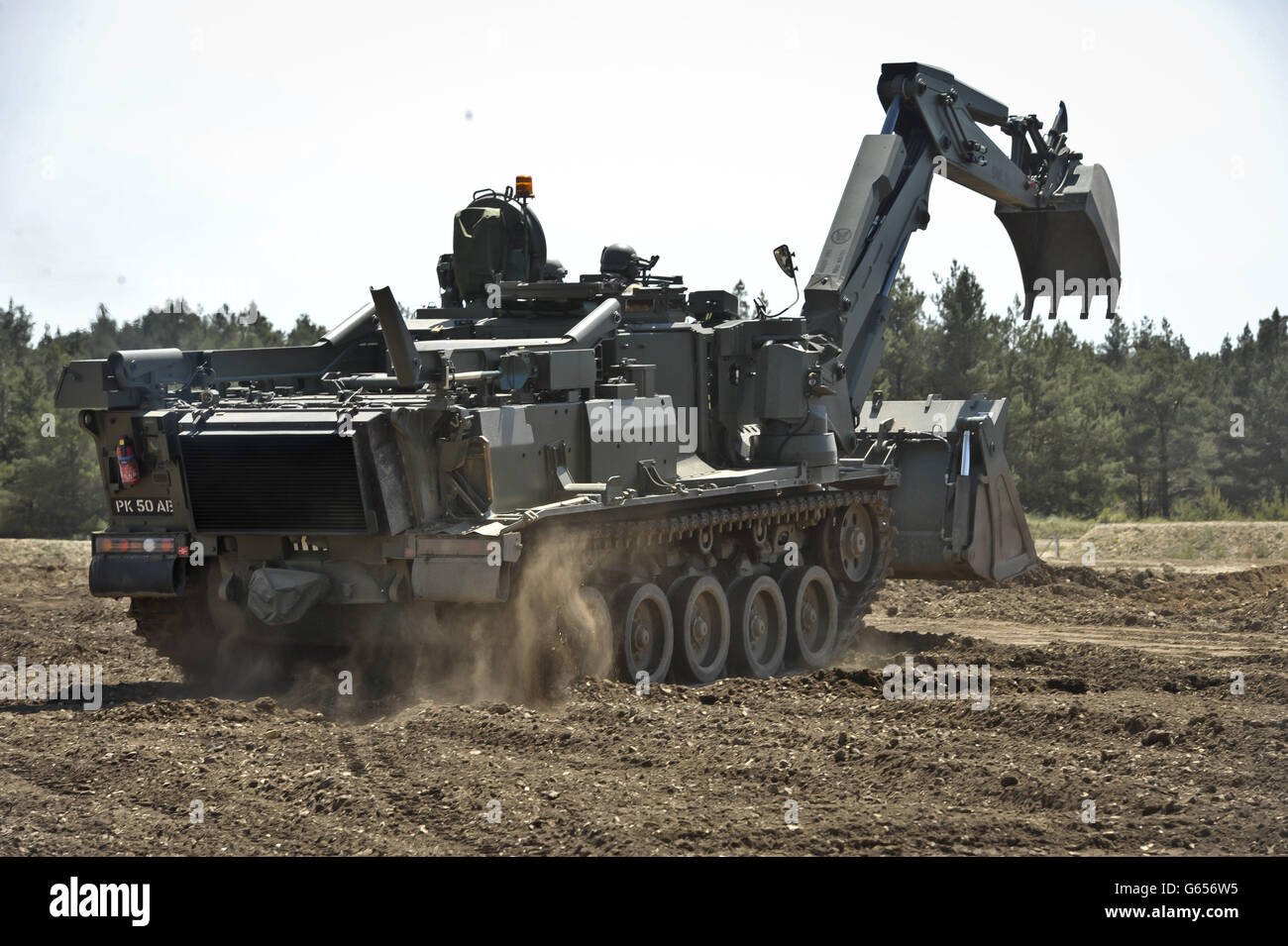 Army takes delivery of Terrier vehicle Stock Photo - Alamy